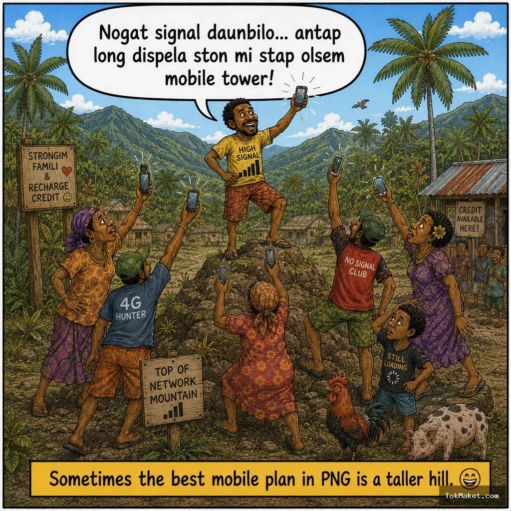 Papua New Guinea Cartoons | The Lapun Wantok Cartoons | TokMaket